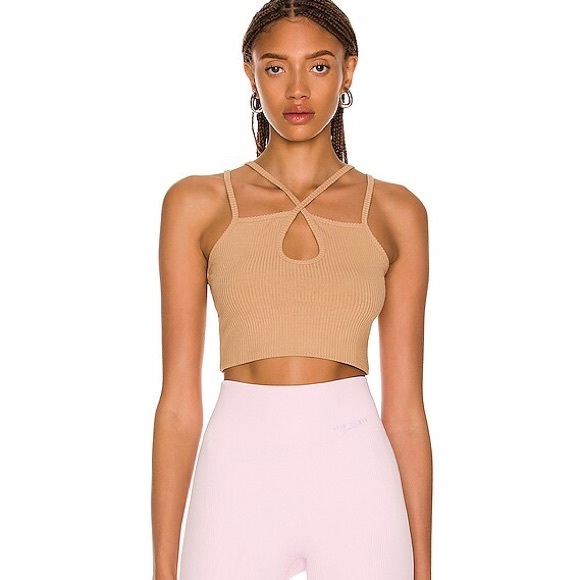 Adam Selman | Tops | Adam Selman Sport Keyhole Cropped Tank | Poshmark